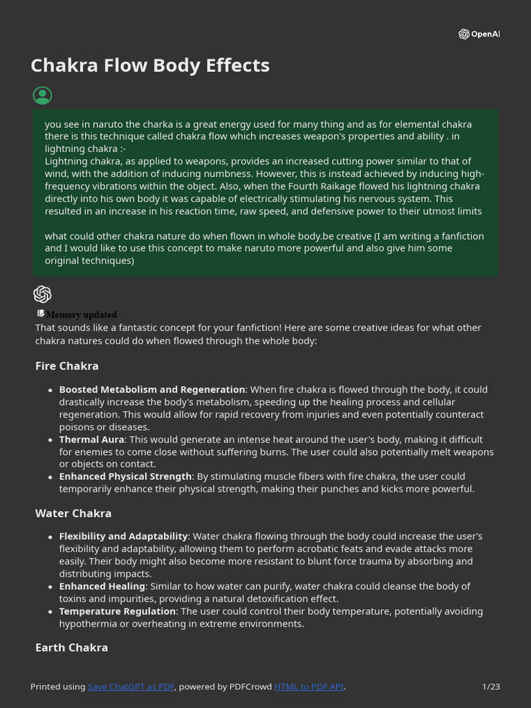 Chakra Flow Body Enhancements Explained | PDF | Lightning | Fires