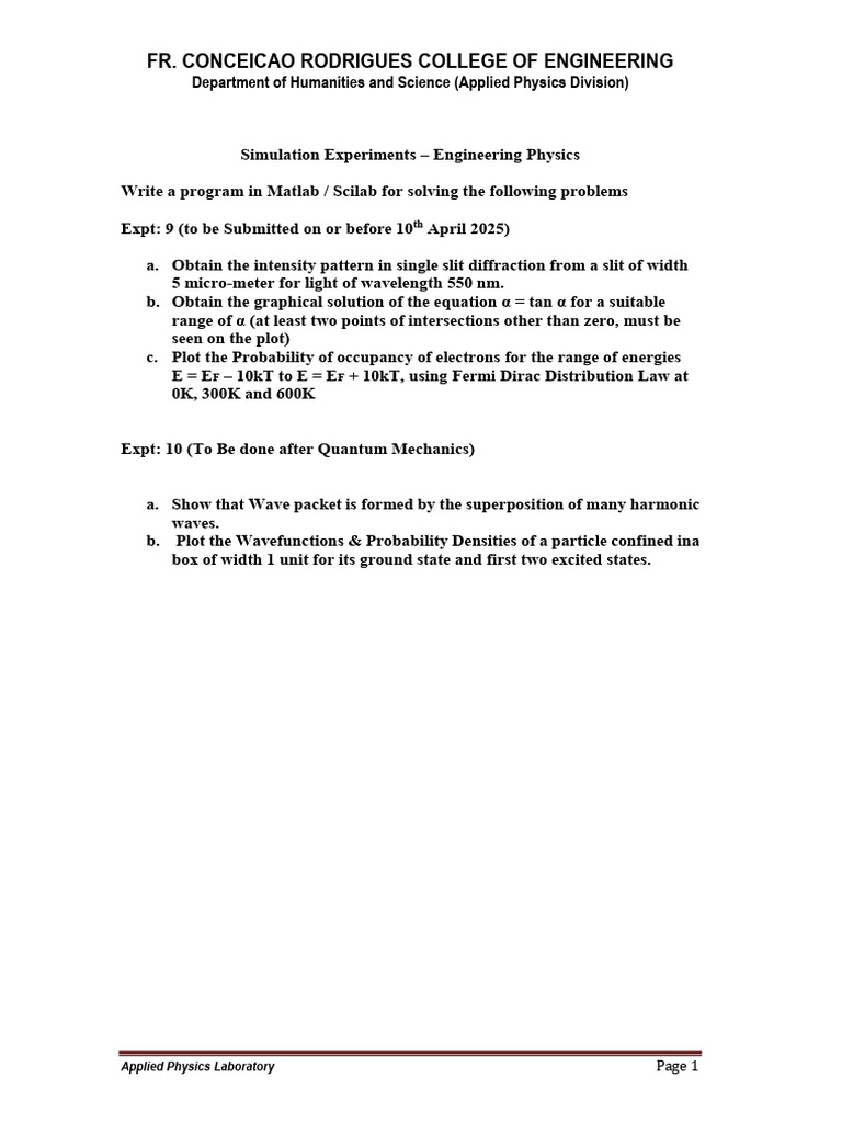 CE - Simulation Expt | PDF