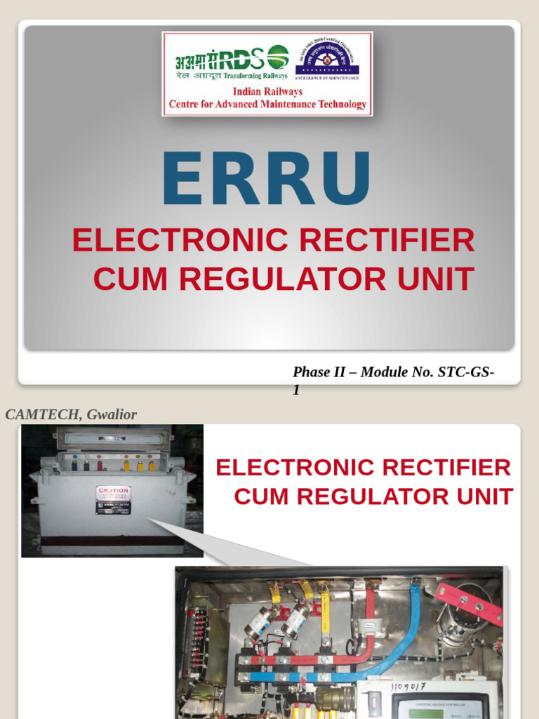 STC GS 1 b4 Electronic Rectifier Regulator Unit | PDF | Rectifier ...