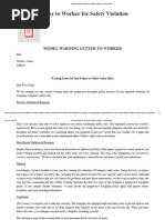 PPE Warning Letter | PDF