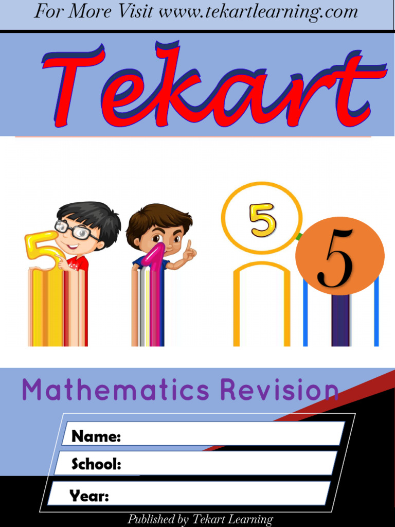 P.5 Maths Revision Booklet-1 | PDF | Area