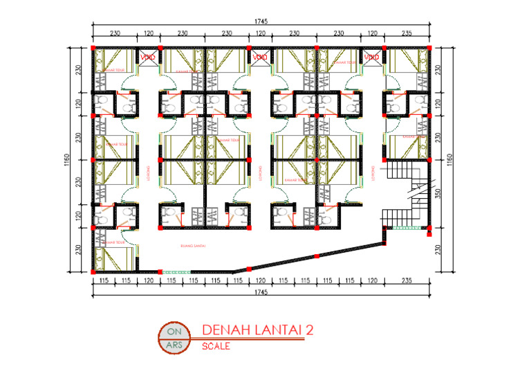 Denah Meliani Kramat Lt.2 | PDF