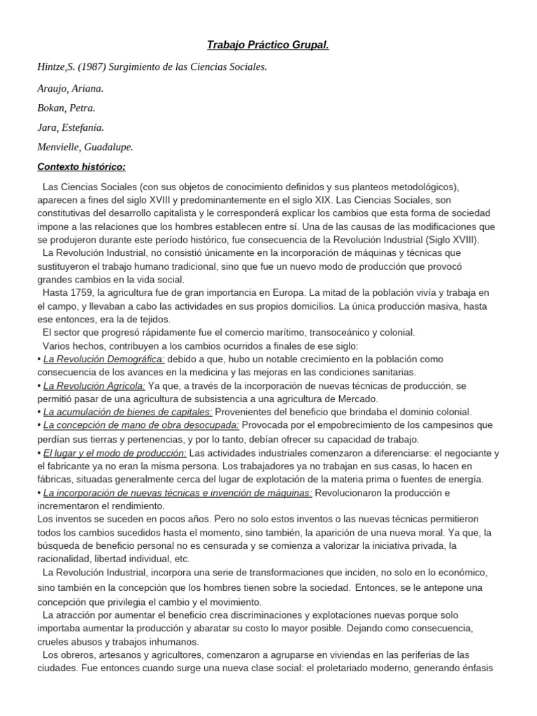 Teoria SP 1 | PDF | Sicología | Capitalismo