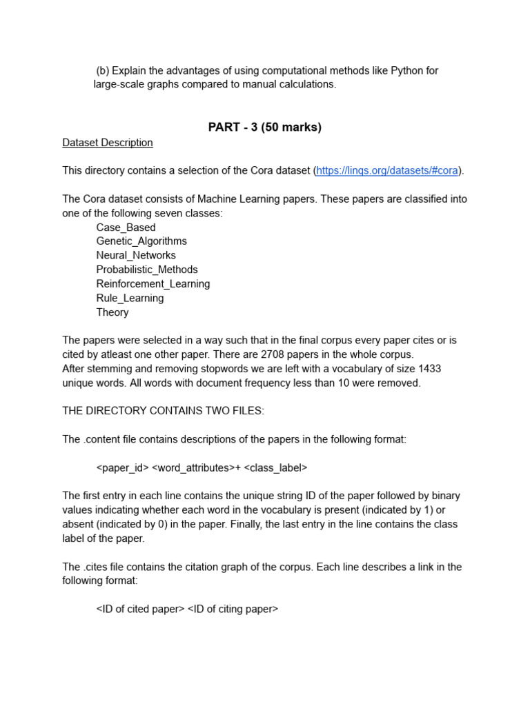 Complex Networks 2024-25 Assignment 1 - Removed | PDF | Machine Learning | Applied Mathematics