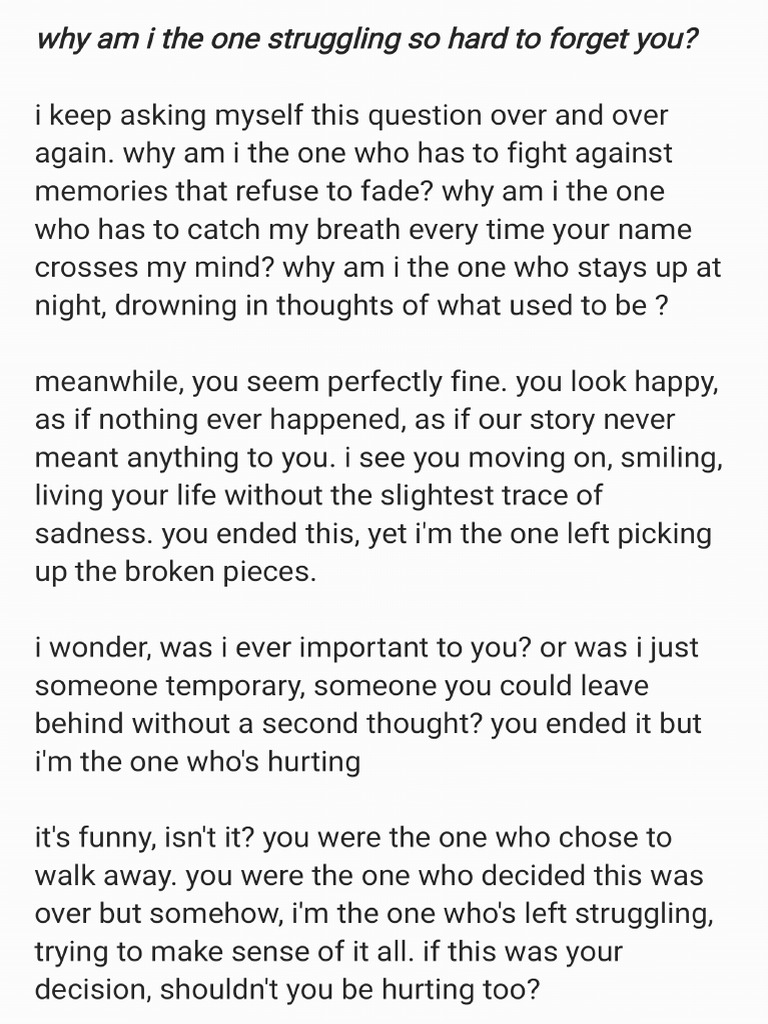 Why Me | PDF