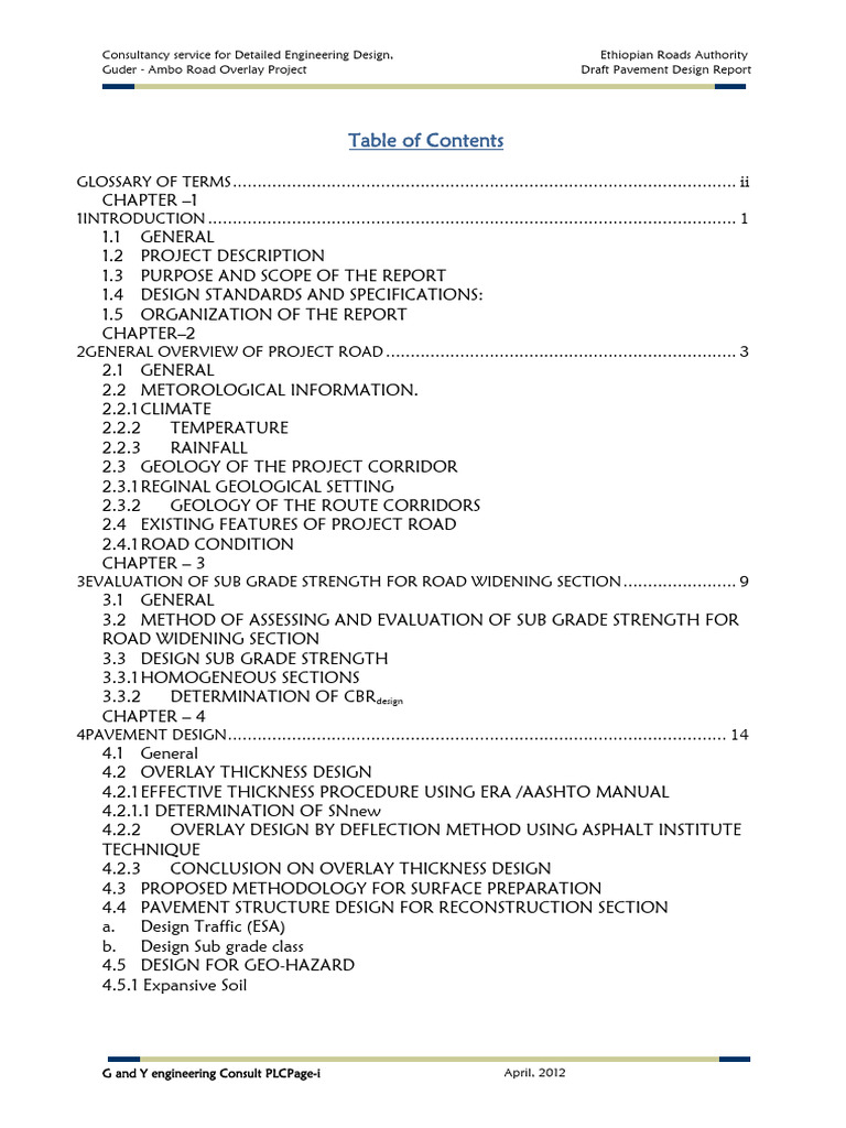 Guder-Ambo (DPDR Overlay Project) | PDF | Road | Road Surface