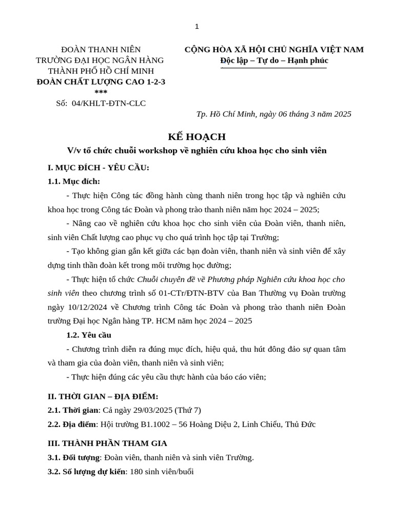 CLC KH tap huan cac chuyen de NCKH | PDF