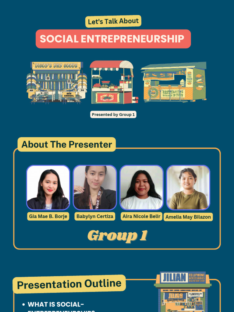Social Entrepreneurship Group 1 | PDF | Social Enterprise ...