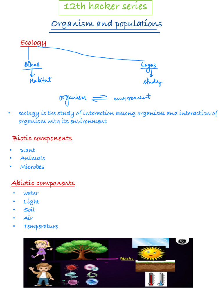 Ecology: Organisms, Populations, and Interactions | PDF | Predation ...