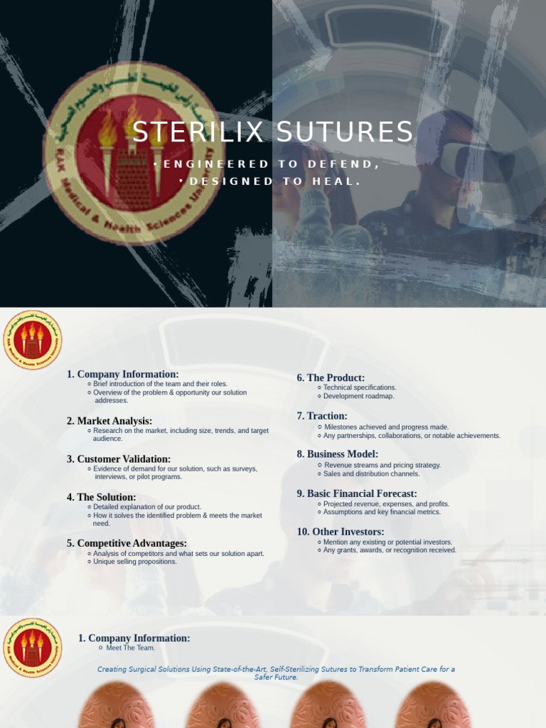 Self-Sterilizing Sutures for Surgery | PDF | Surgical Suture | Antimicrobial