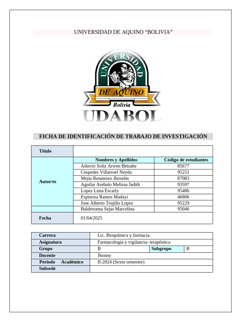 Farmacologia - y - Vigilancia. Rams-11111111 | PDF | Medicamentos con ...