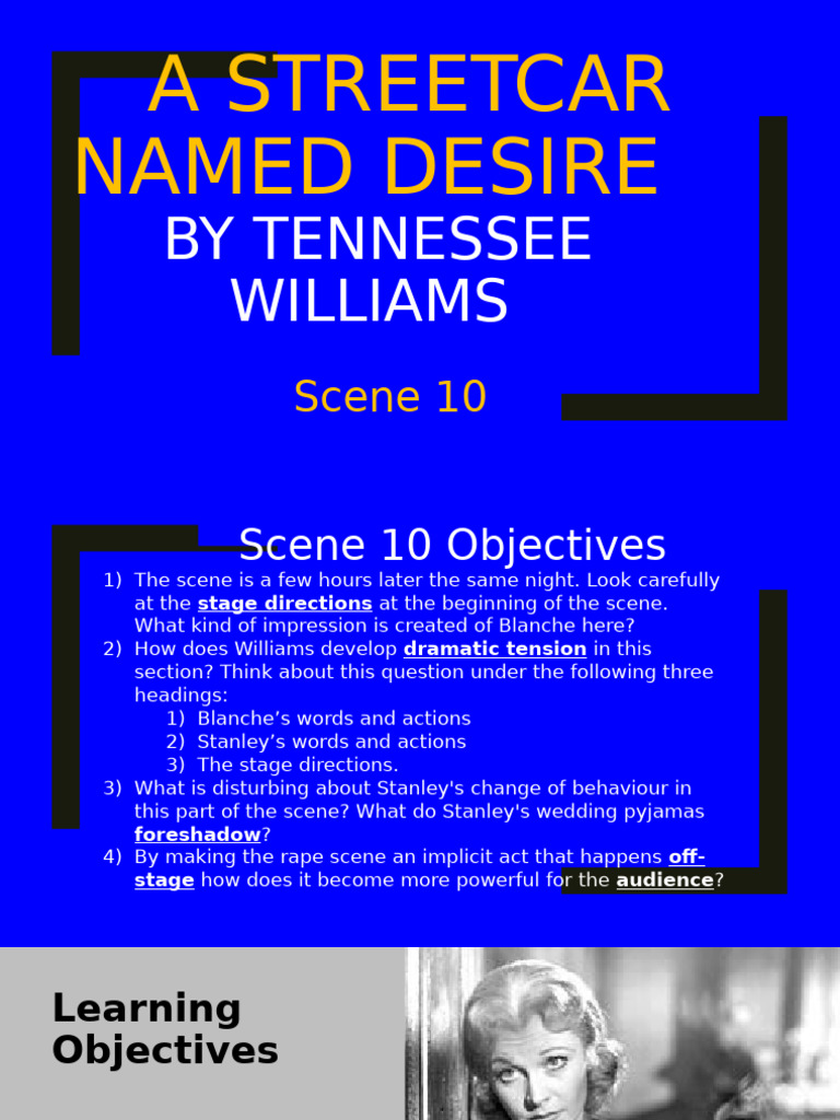 A Streetcar Named Desire Scene 10 NEW | PDF