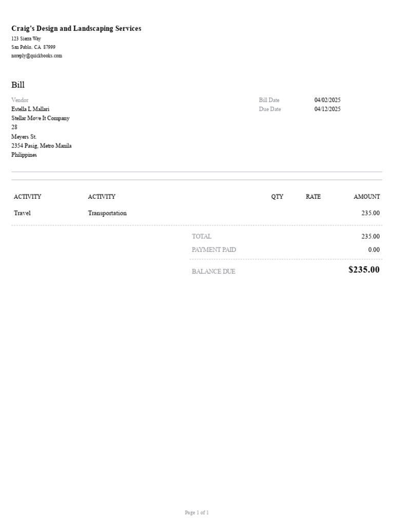MAUYAO, Nicole - Billing Statement 2 | PDF