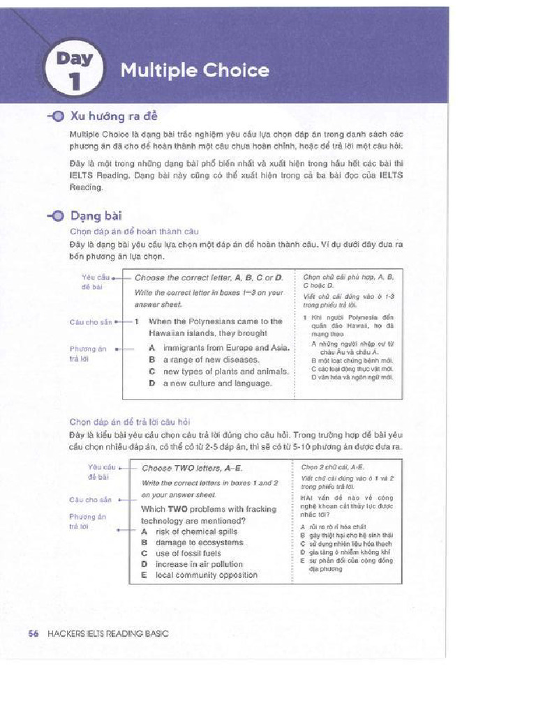 Hackers IELTS Basic - Reading | PDF