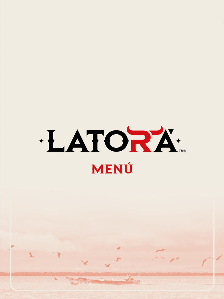 Menú LATORA 2025 | PDF