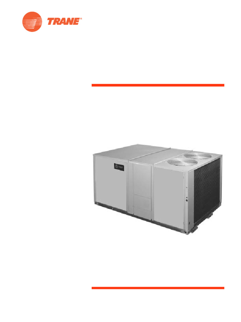 Paquete 25TON TRANE | PDF | Duct (Flow) | Ventilation (Architecture)