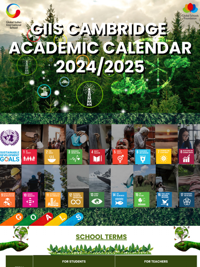 Giis Academic Calendar 2024-25 | PDF