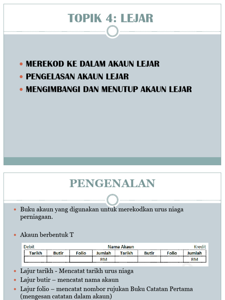 Bab 4 Ledger | PDF