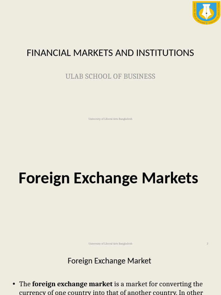 Understanding Foreign Exchange Markets | PDF | Currency Appreciation ...