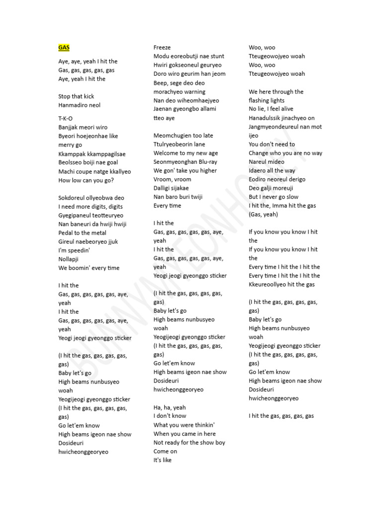 Hafalan Setlist Momentum | PDF