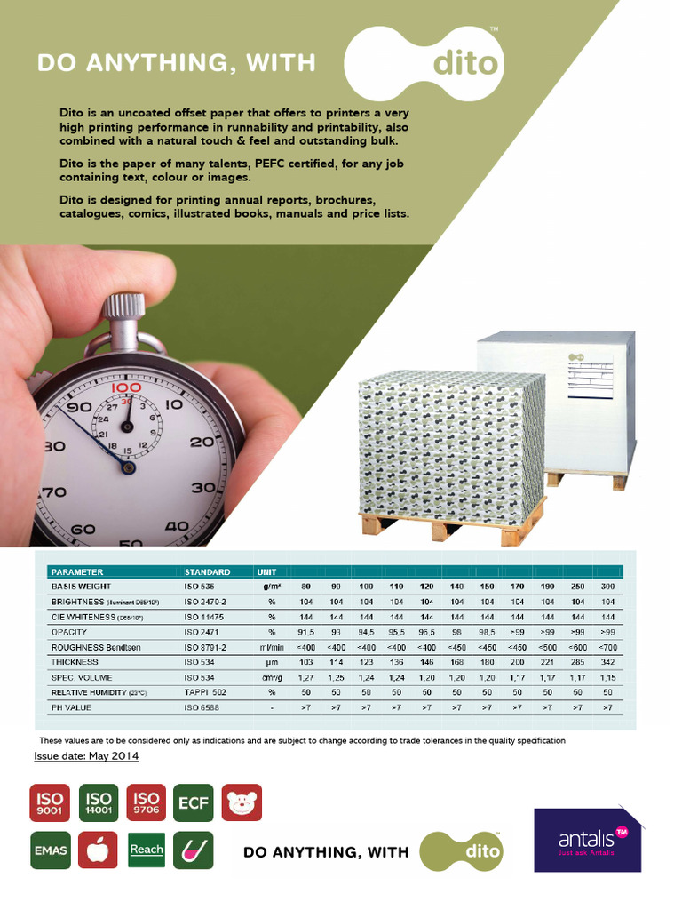 Datenblatt Dito Offset | PDF
