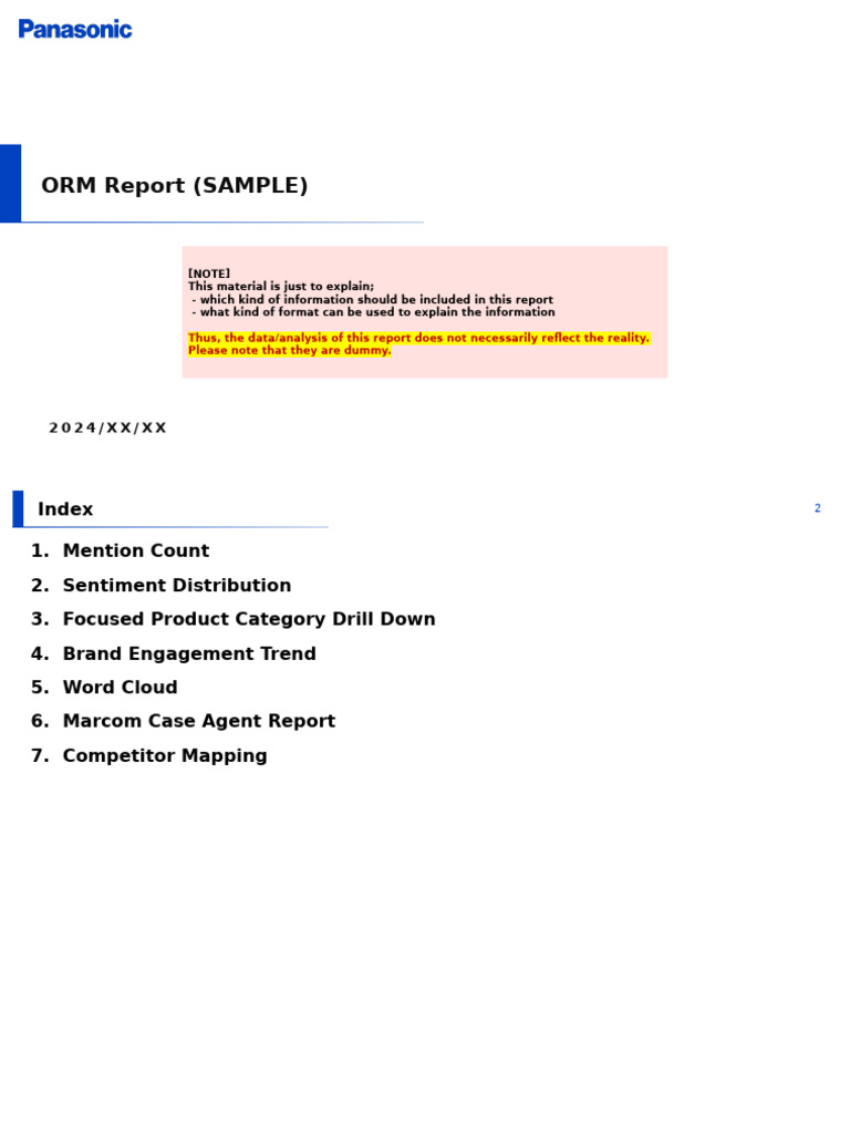 2024-Xx-xx - Pmin Orm Report (Sample) - v0.2 | PDF