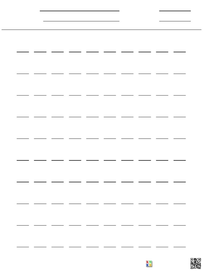 5-Minute Multiplication Drills | PDF