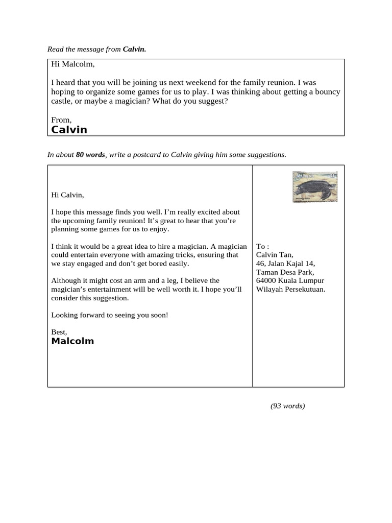 Family Reunion Game Suggestions | PDF