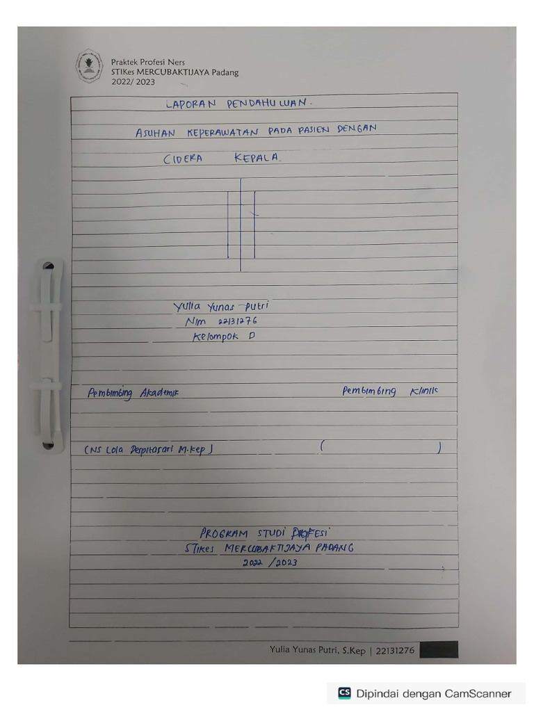 LP Dan LK IGD Yulia Yunas Putri | PDF