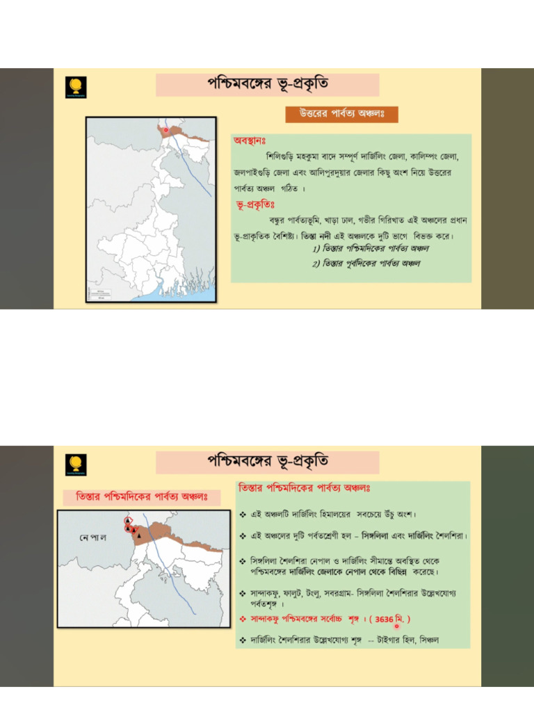 Geography of West Bengal | PDF