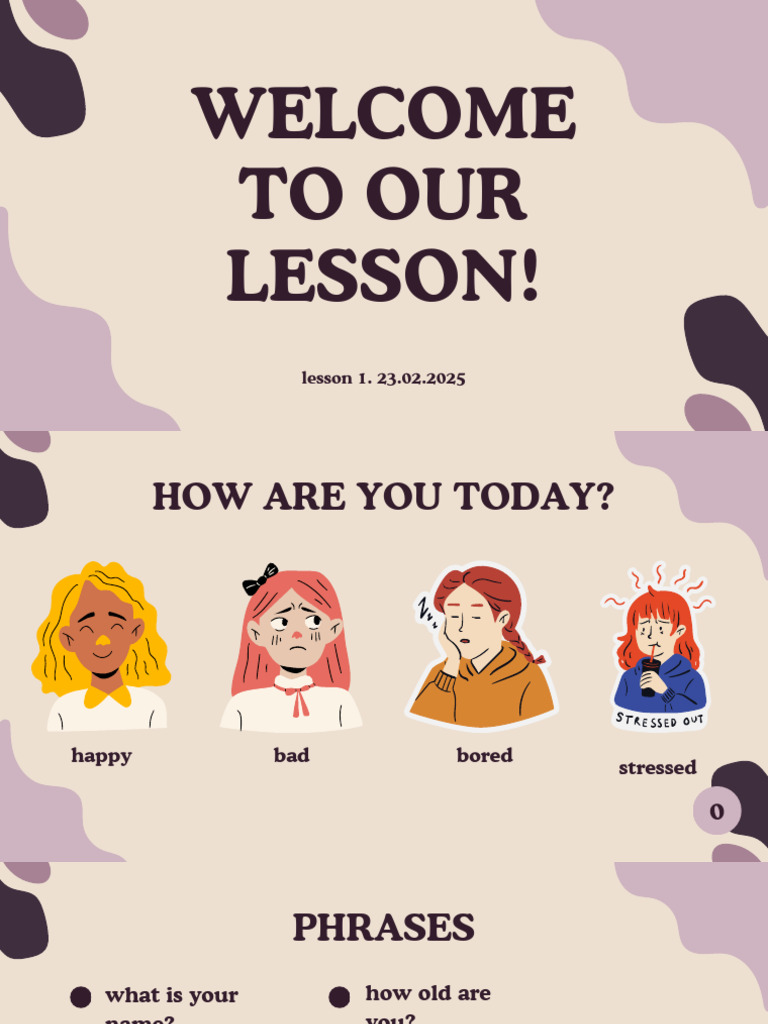 Beginner English Lesson: Daily Conversations | PDF | Workweek And Weekend