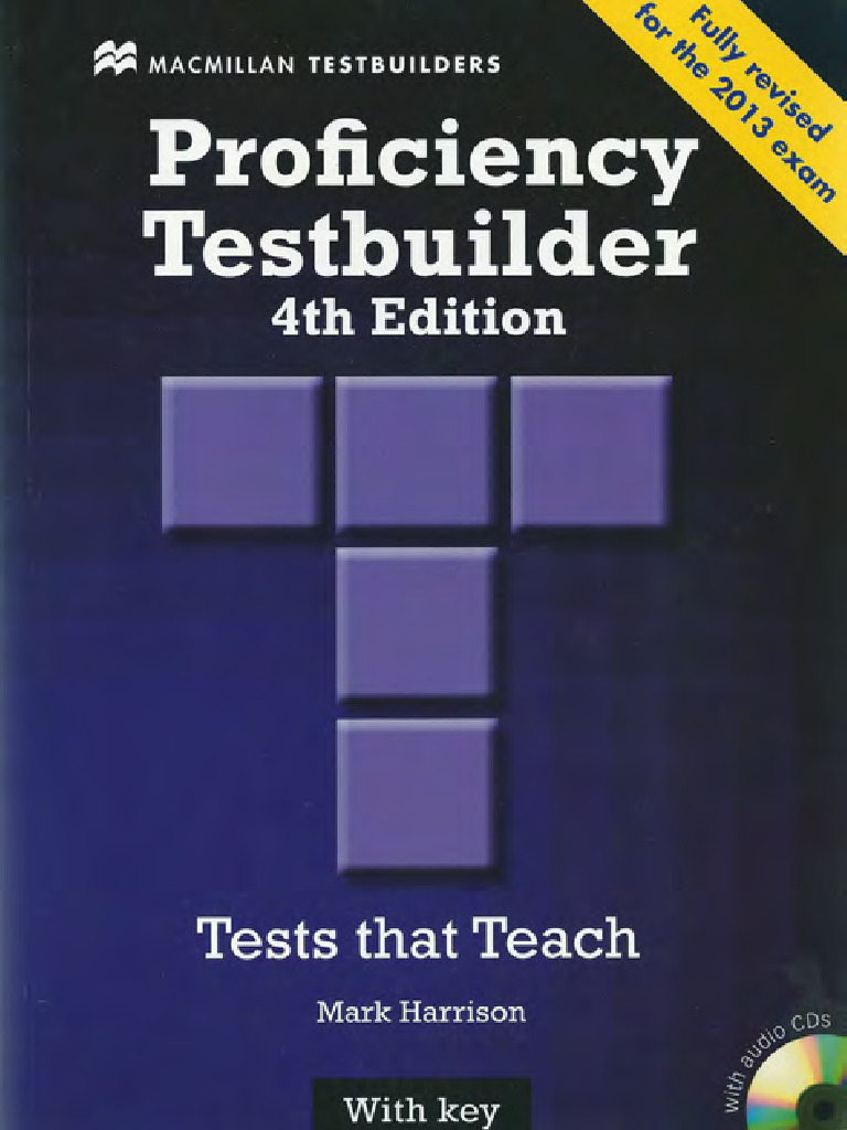 Test Builder 2013 Harrison Mark Proficiency Testbuilder With Key 4th ...