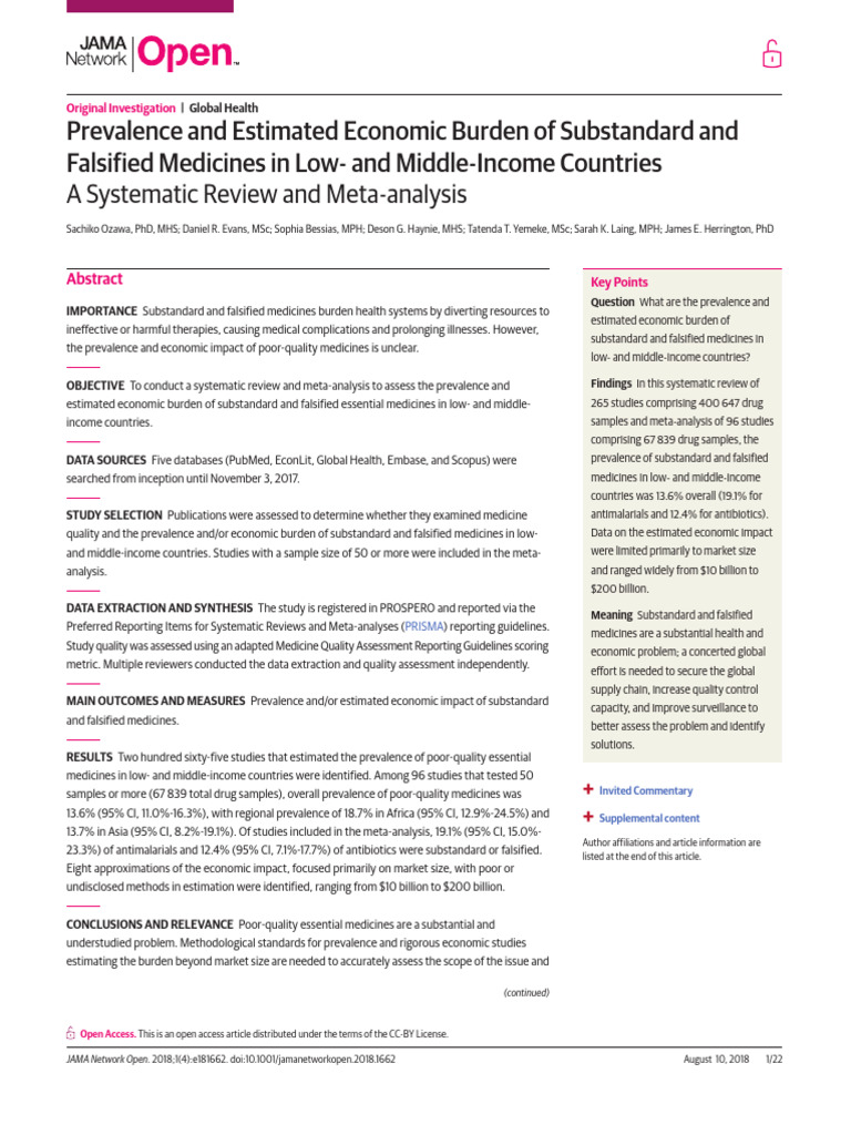 Prevalence_and_Estimated_Economic_Burden_of_Substa | PDF | Systematic ...