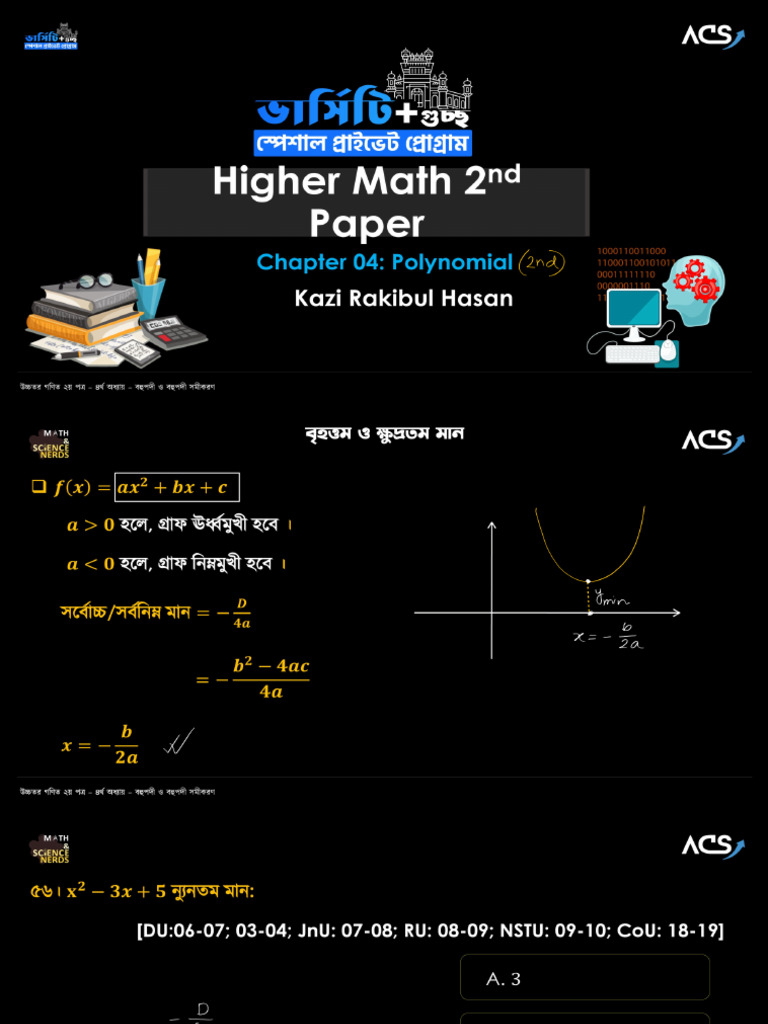 Polynomial Class 2 Note-1 | PDF