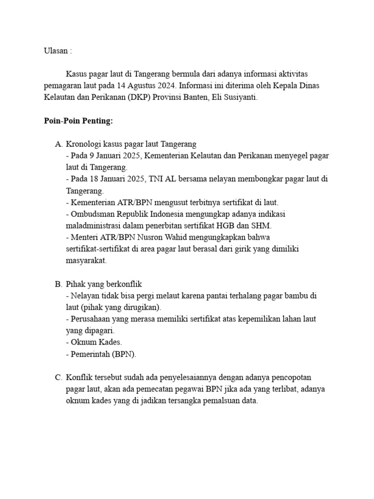 Cliping Konflik IPS Kel 4 8A 4 | PDF