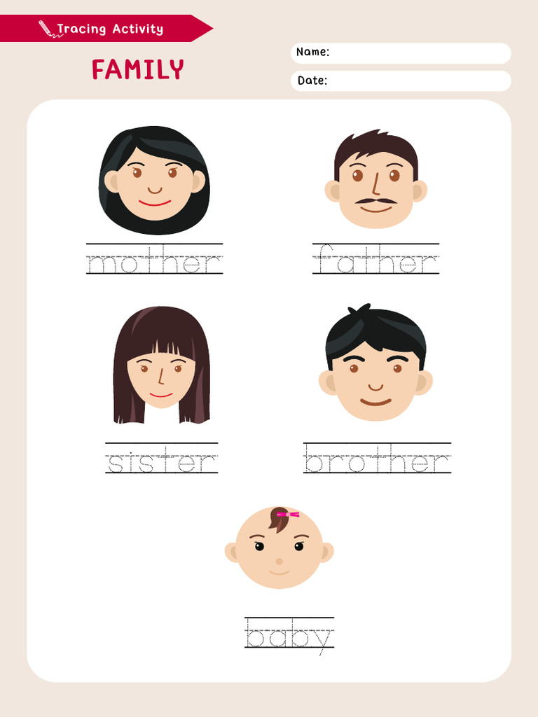 Family Tracing Worksheet | PDF
