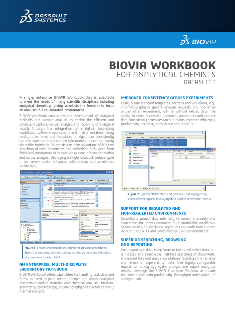 Biovia Workbook Analytical Chemists | PDF | Analytical Chemistry | Computing