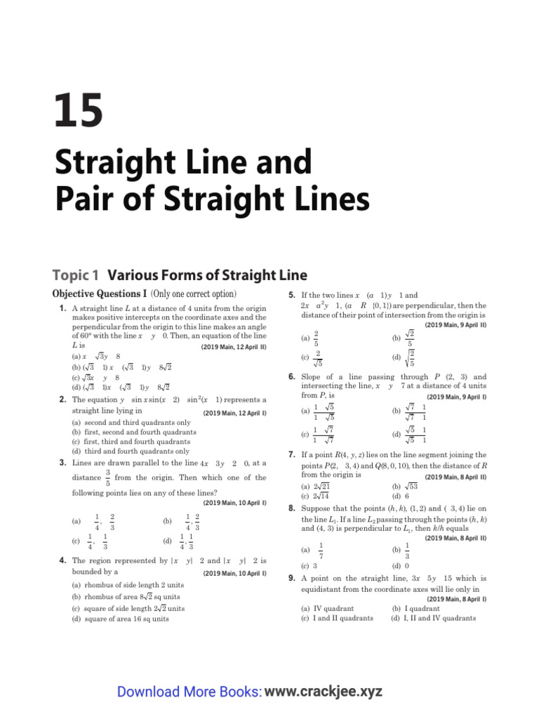 Coordinate Geometry | PDF | Line (Geometry) | Elementary Mathematics