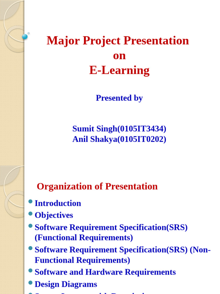 Major Project Presentation | PDF