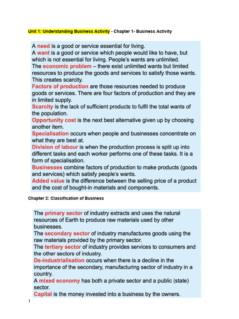 Definition Log - 0450 Business | PDF