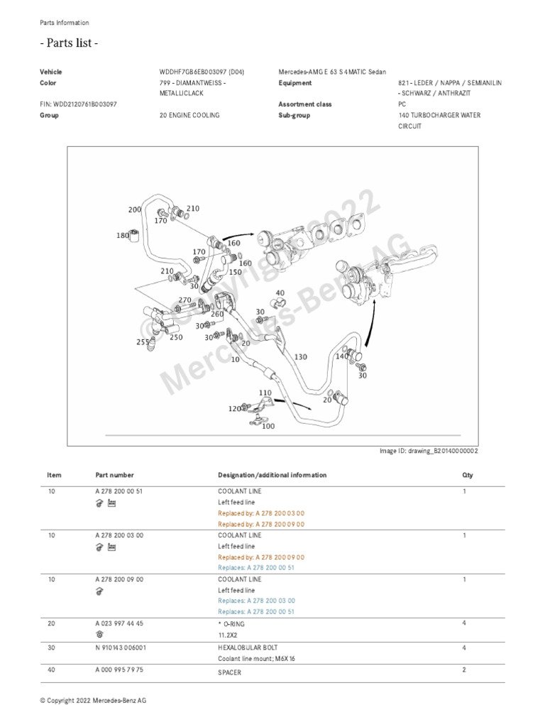 turbo coolant lines Parts_Information (4) | PDF