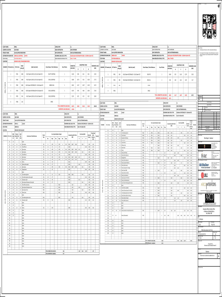 Electrical Load Schedule | PDF | United Arab Emirates | Member States ...