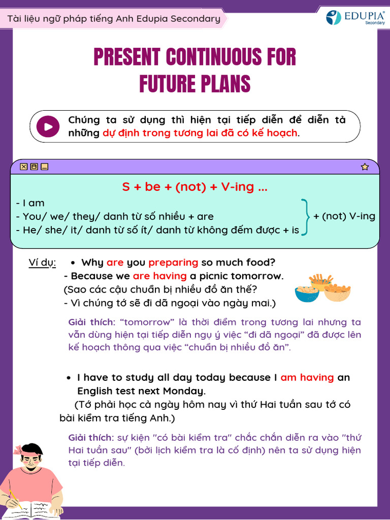 Unit 3. Future continuous for future plans. | PDF