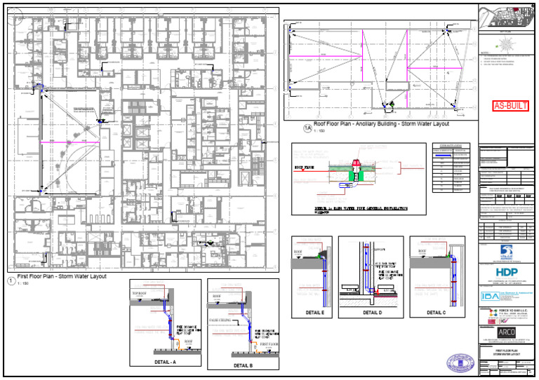 AD-19.1-M-650002-SHT-002 - Rev 02 First Floor Storm Water Layout-First Floor Plan - Storm Water ...