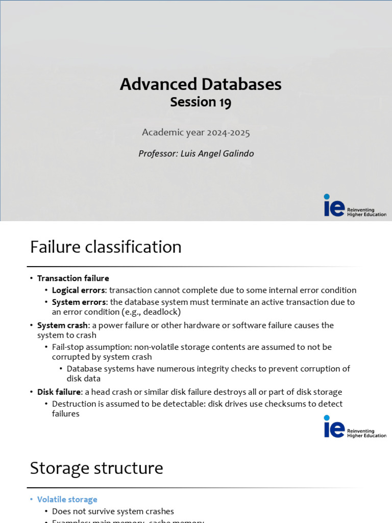 Session 19 Recovery | PDF | Computer Data Storage | Backup