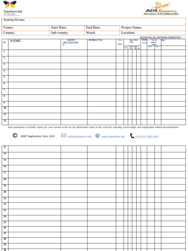 New Registration Form | PDF