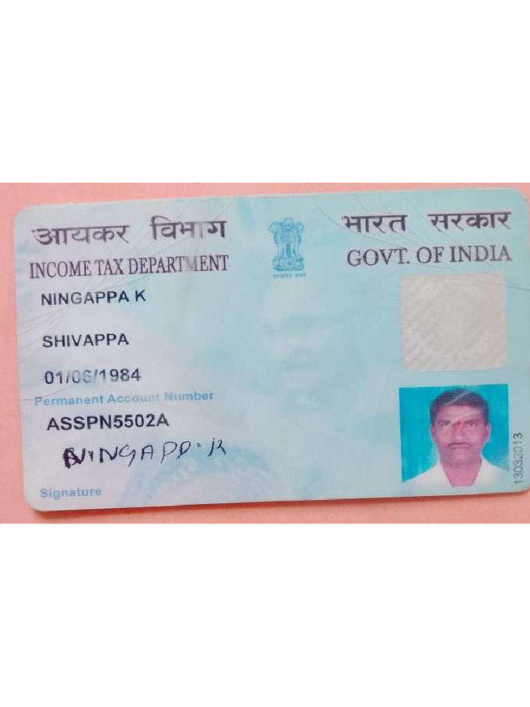 Applicant Pan Card | PDF