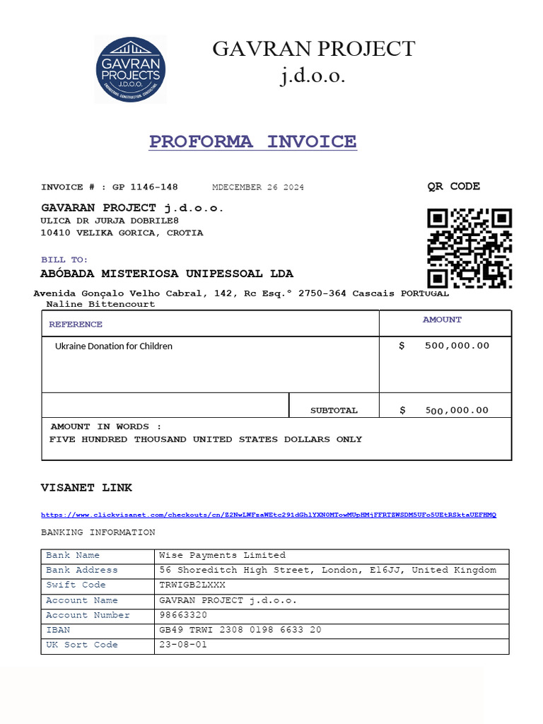 INVOICE 500k | PDF