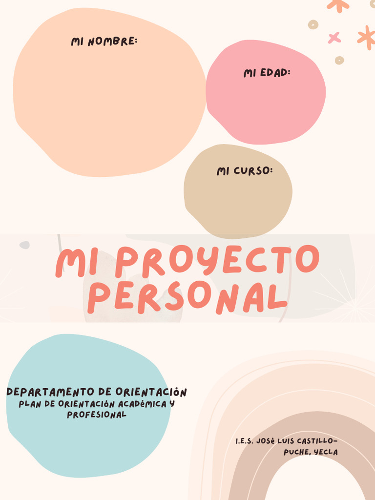 Mi Proyecto Personal Académico | PDF