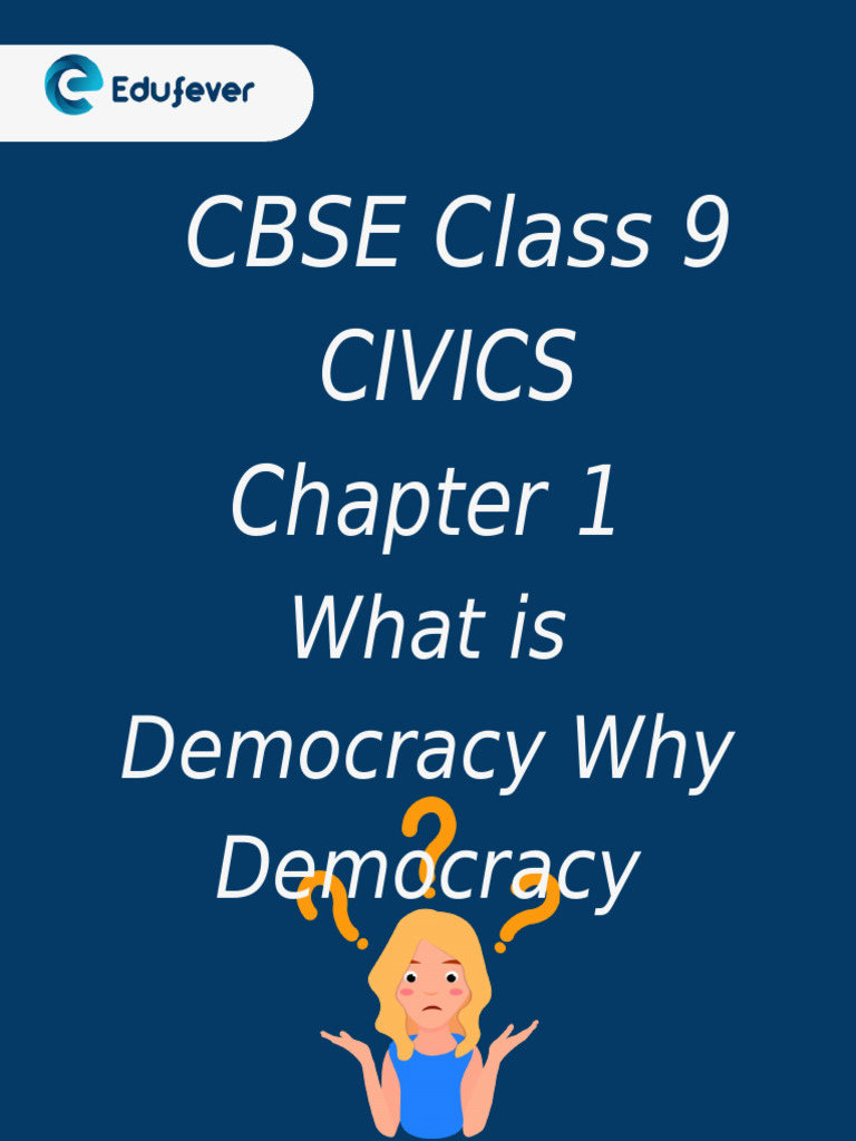Understanding Democracy in CBSE Class 9 | PDF | Democracy | Political ...